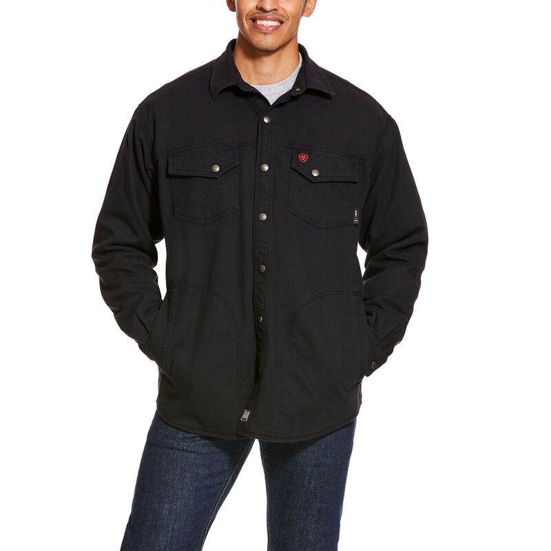 Ariat Flame Resistant Rig Shirt Jacket | Black | 10027926