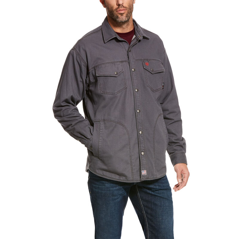 Ariat Flame Resistant Rig Shirt Jacket | Iron Grey | 10027927
