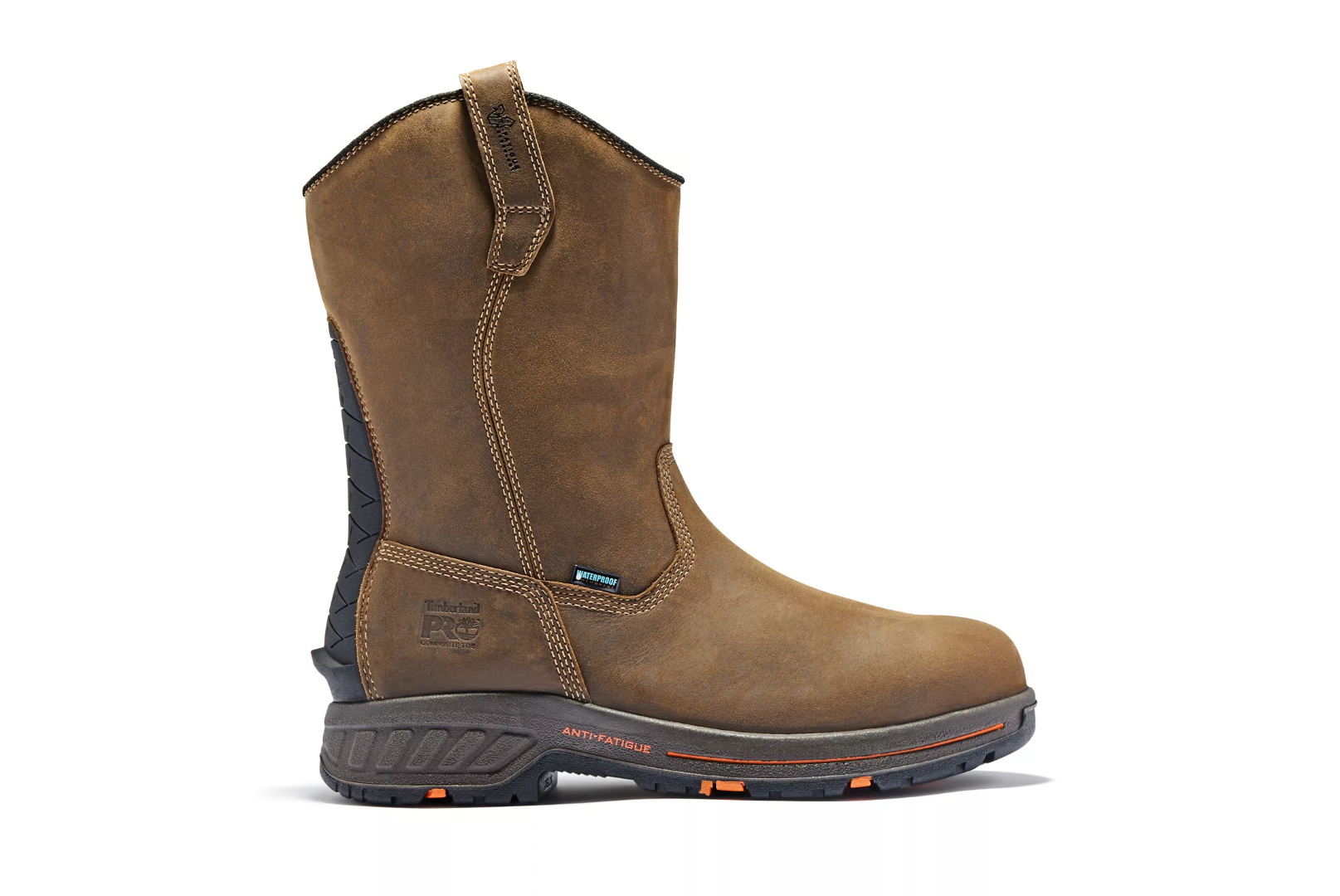 Timberland Men's PRO Helix Pull On Waterproof Comp Toe Work Boot | A1XFX